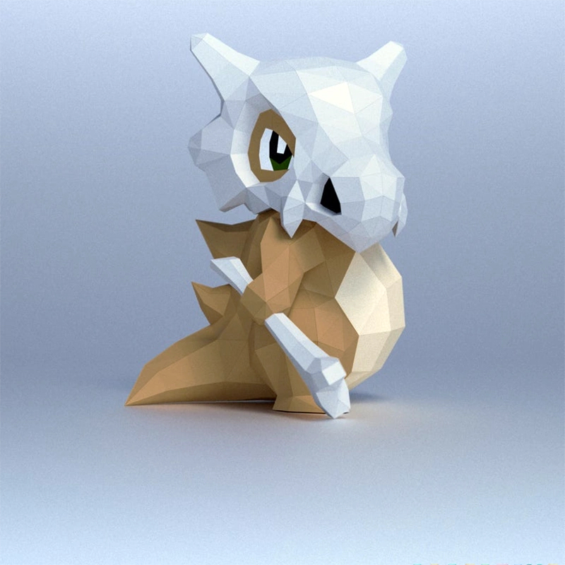 Jual 3D Papercraft Pokemon Cubone/ Bulbasaur/ Psyduck (DIY Crafting by ...