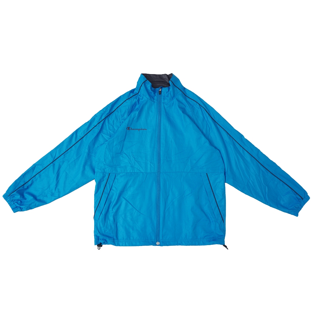 Jual Champion Running Jacket M fit L Thrift Second | Shopee Indonesia