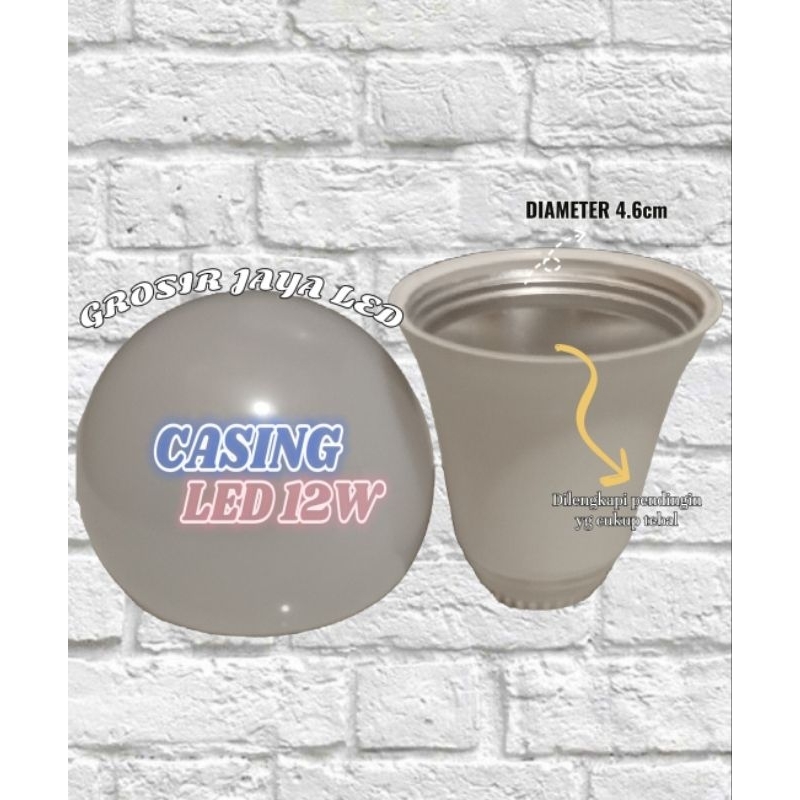 Jual Casing led/casing lampu led/casing lampu/tutup led 12w | Shopee ...