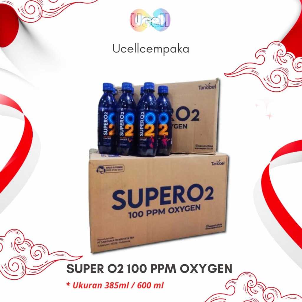 Jual Air Oksigen Super O2 600ml (24pcs) 100 ppm oxygen | Shopee Indonesia