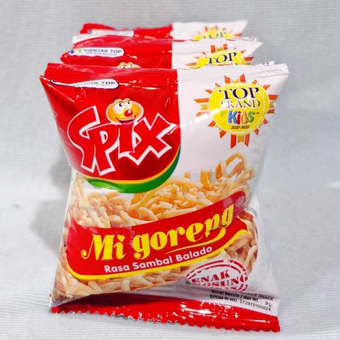 Jual Spix Mi Goreng Rasa Sambal Balado (1 Renteng isi 10 Pcs) | Shopee ...