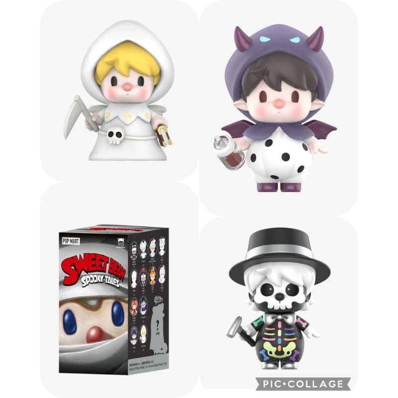 Jual Popmart Sweet Beans Spooky Tales Unsealed Grim Reaper Vampire ...