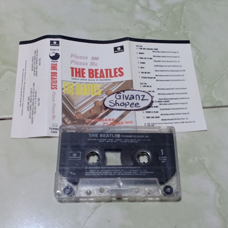 Jual kaset pita THE BEATLES - Please please me | Shopee Indonesia
