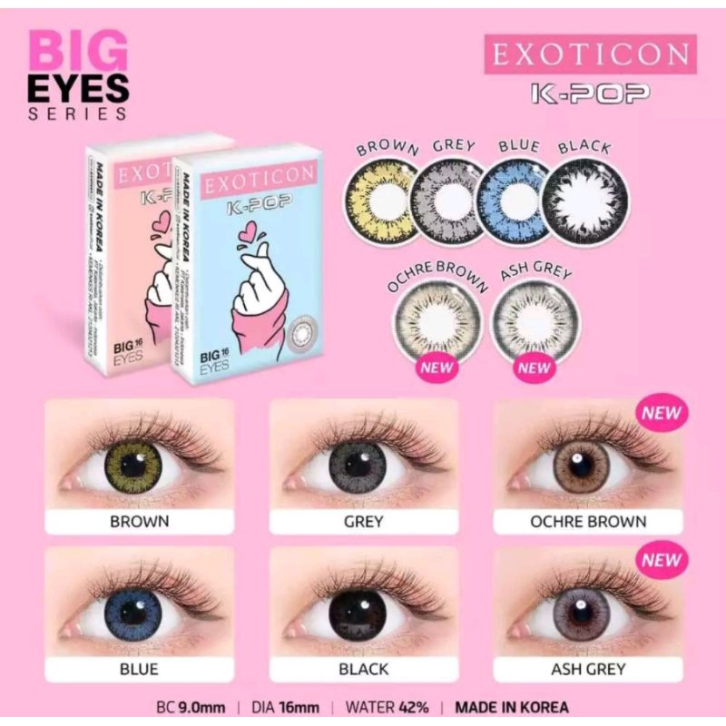 Jual SOFTLENS KPOP by EXOTICON / Softlens K-pop - Softlense kpop big ...