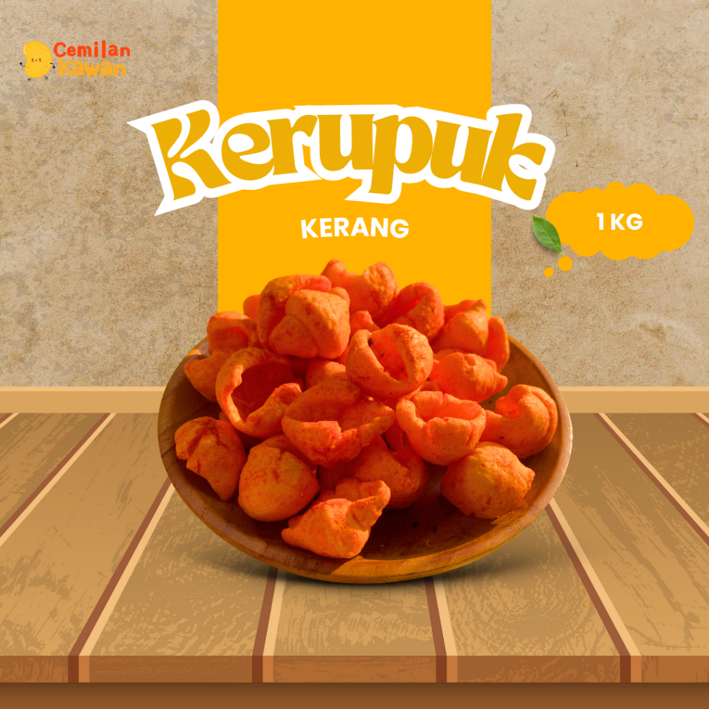 Jual Cemilan Kawan - Kerupuk Kerang Pedas 1kg Snack Kiloan | Shopee ...