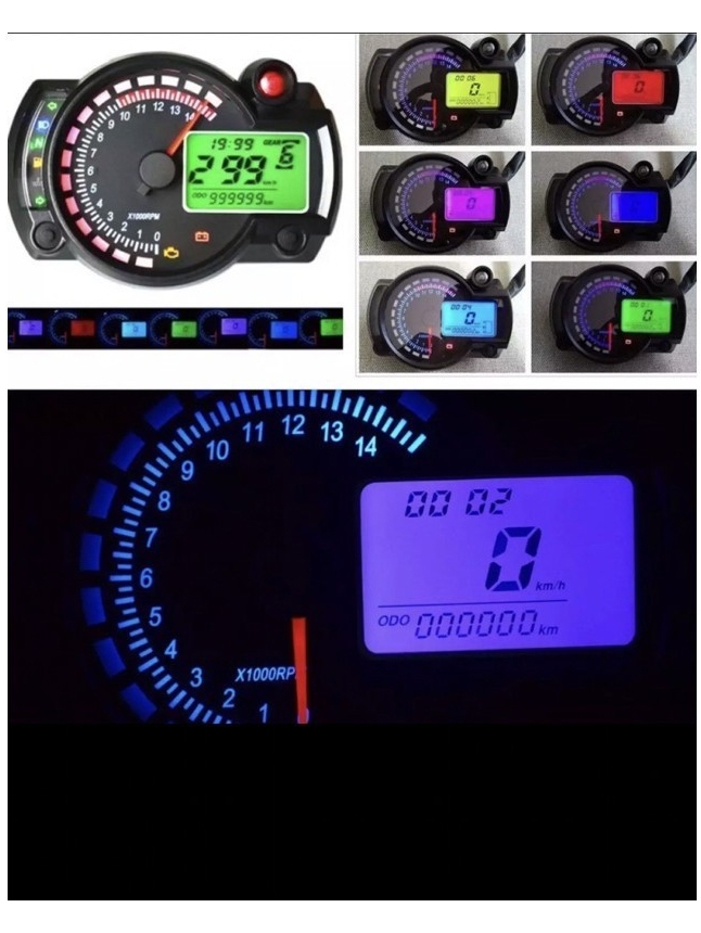 Jual Speedometer Digital Led Koso RX2N Kilometer Koso RX2n Digital ...