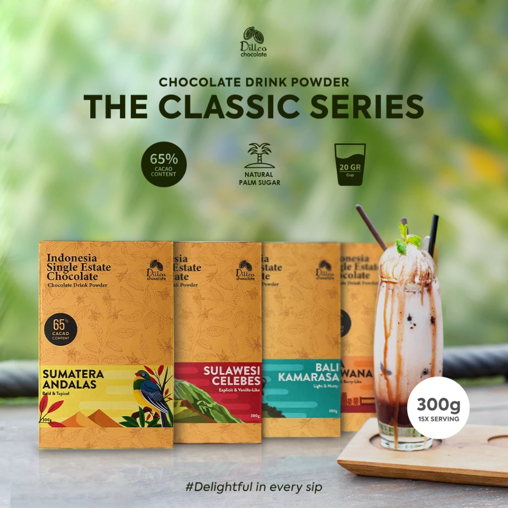 Jual Bubuk Coklat Dillco Single Estate Chocolate Powder Classic Series ...