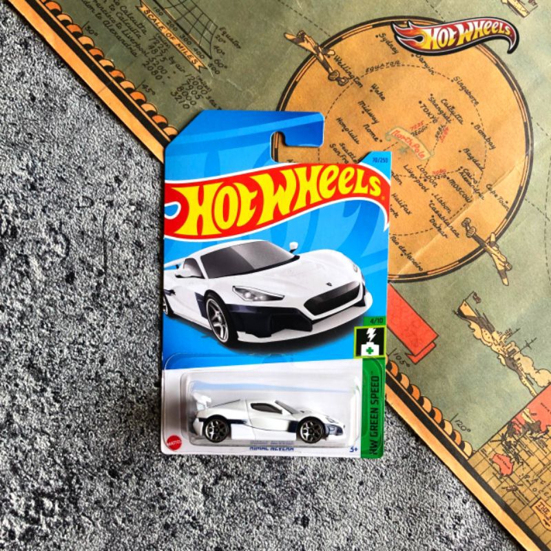Jual [ HKK21 ] Hot Wheels Regular Rimac Nevera White - Mainan Mobil ...