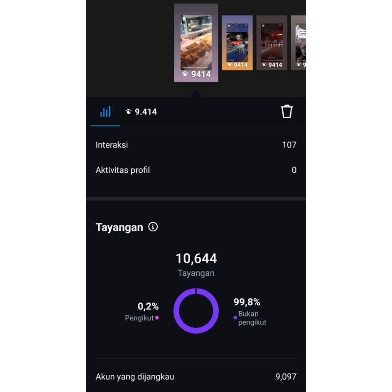 Jual REACH IMPRESIONS JANGKAUAN AKUN ALL STORY INSTAGRAM | Shopee Indonesia