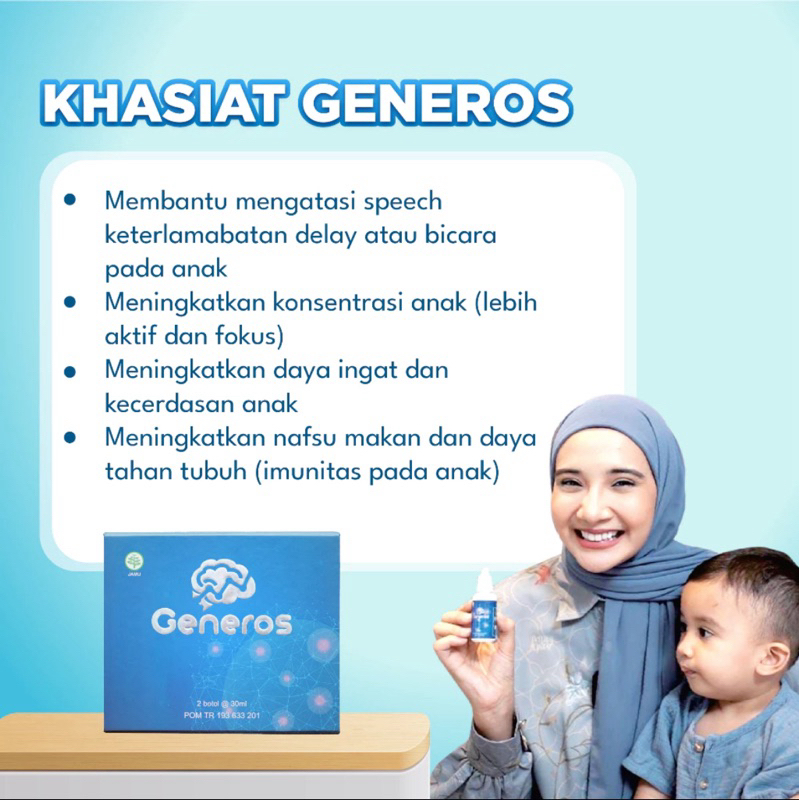 Jual Generos 1 Box - Multivitamin Untuk Kecerdaskan Otak Anak | Shopee ...