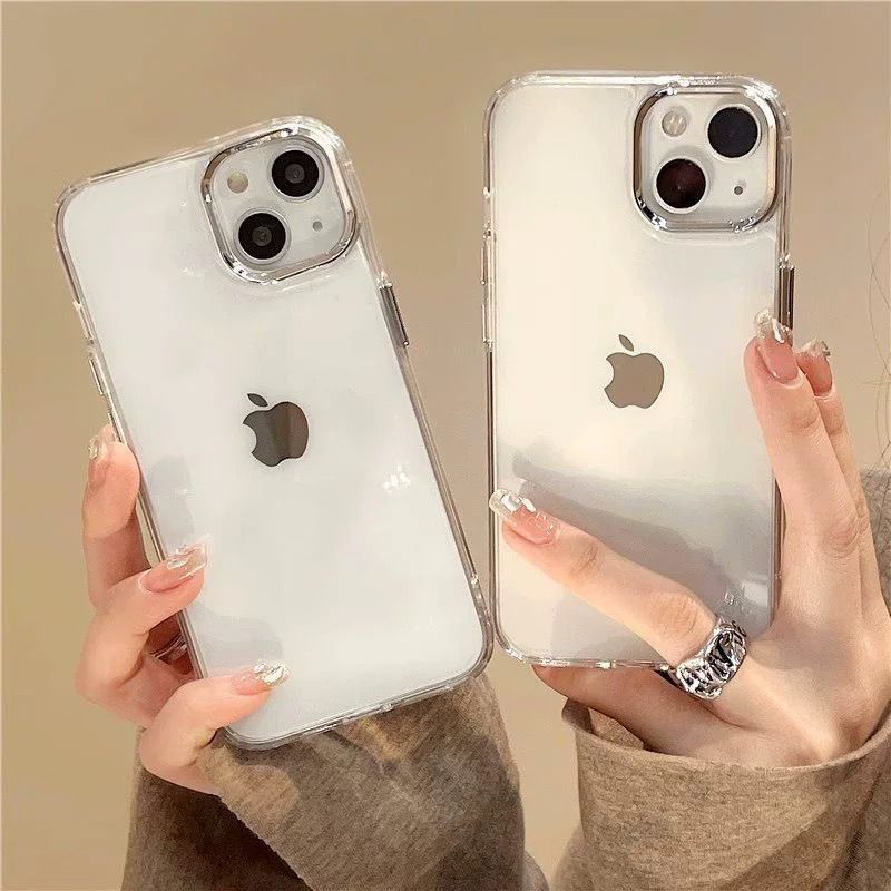 Jual Clear Case Plating - Softcase/Case Hp Transparan Metal Ring ...