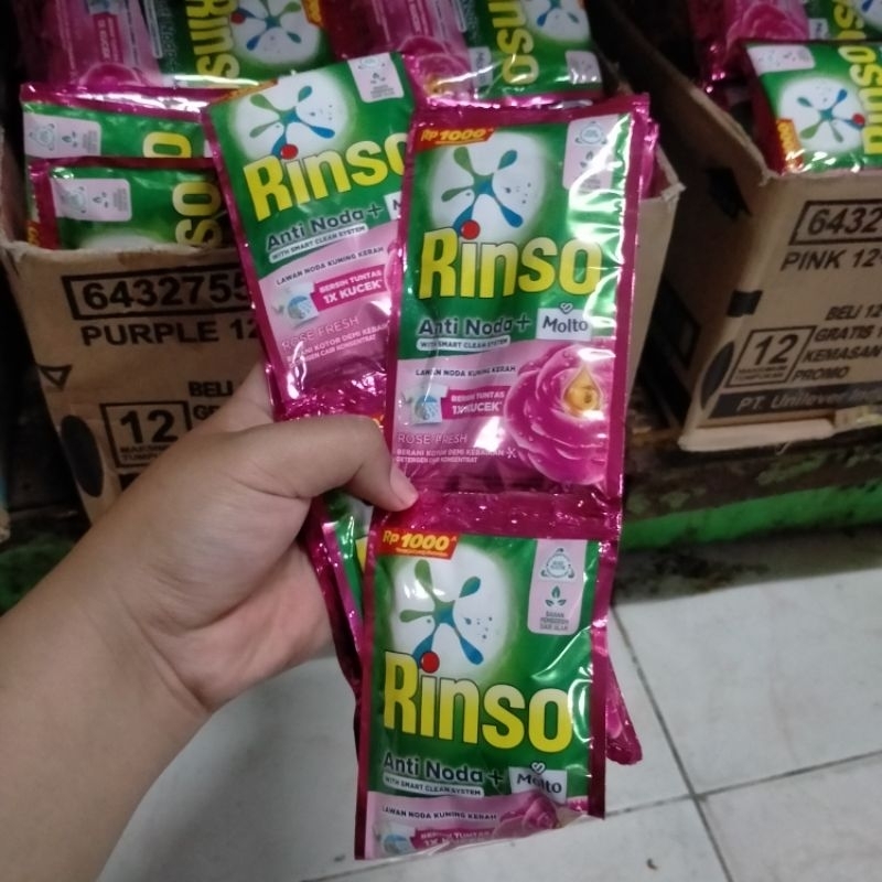 Jual Rinso Cair 1000-An Isi 6 sachet 38ml | Shopee Indonesia