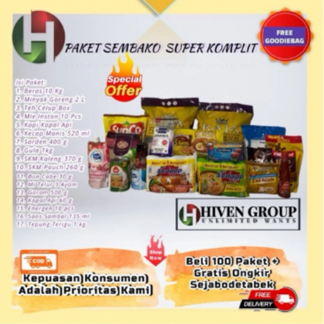 Jual PAKET SEMBAKO SUPER KOMPLIT | Shopee Indonesia