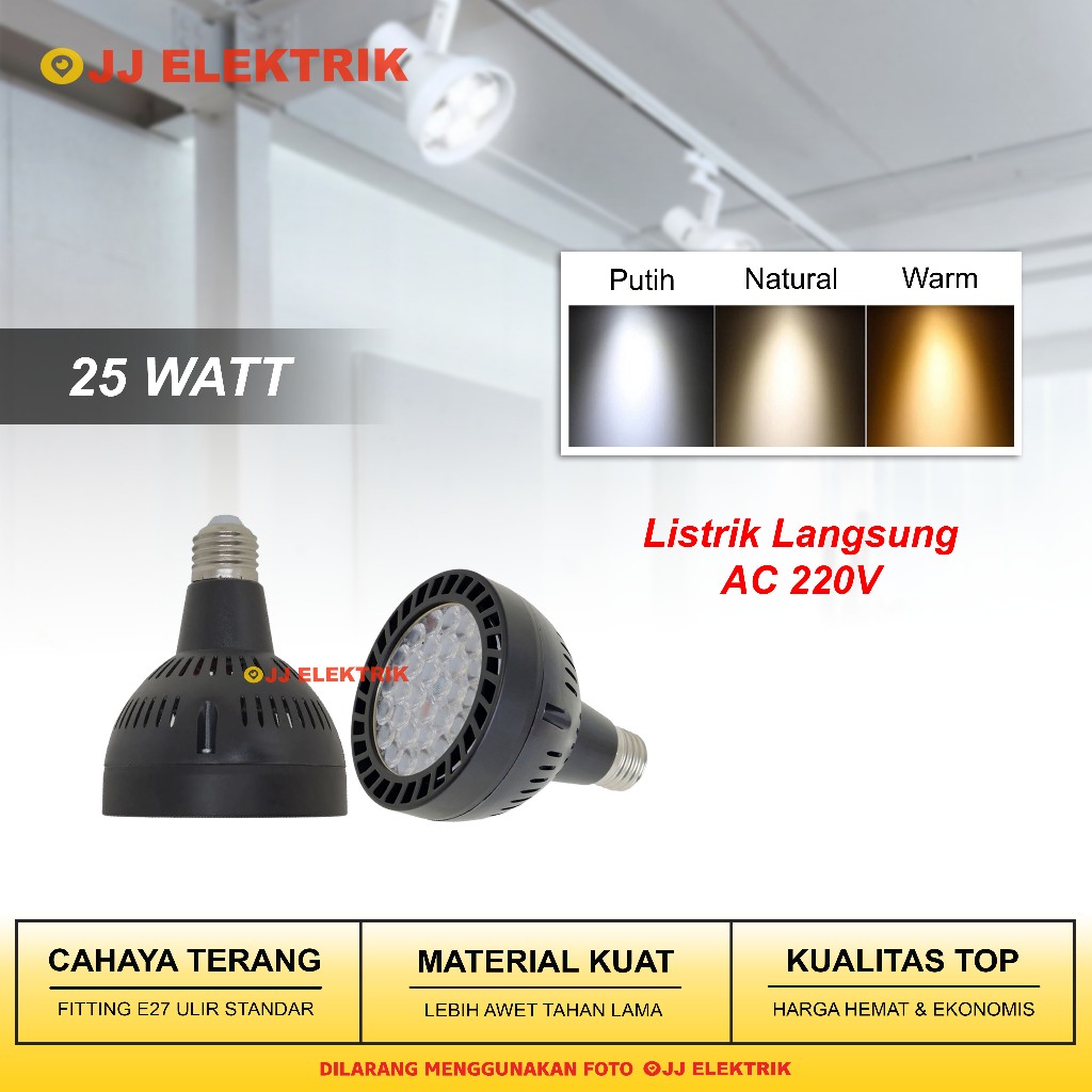 Jual Lampu Spotlight LED 25 Watt Lampu Sorot PAR30 25W PAR30 E27 | Shopee Indonesia