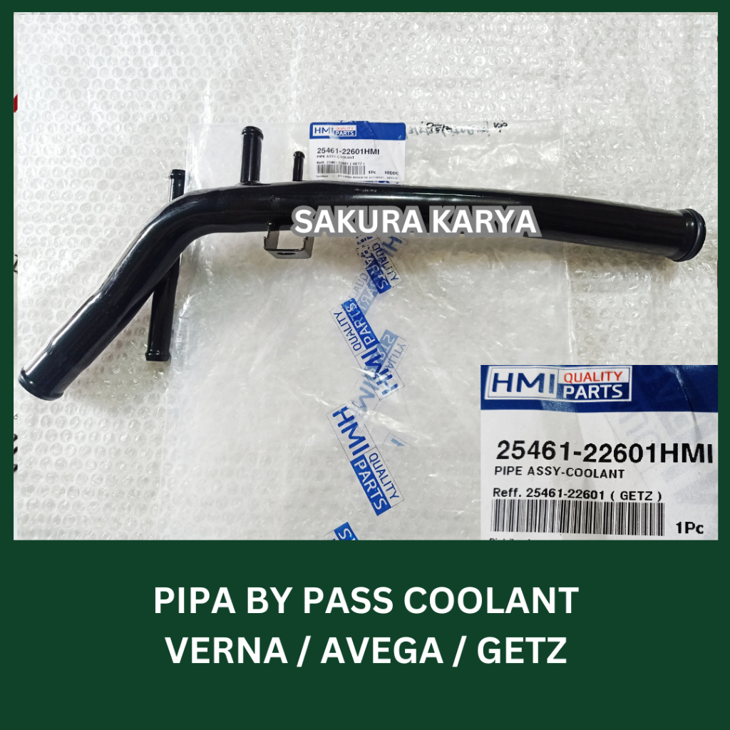 Jual Pipa Assy Coolant Hyundai Verna Avega Getz By Pass Water pump ...