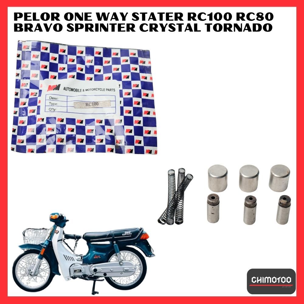 Jual Pelor One Way Stater Suzuki Rc100 Rc 100 Rc80 Rc 80 Bravo Sprinter Crystal Tornado | Shopee ...