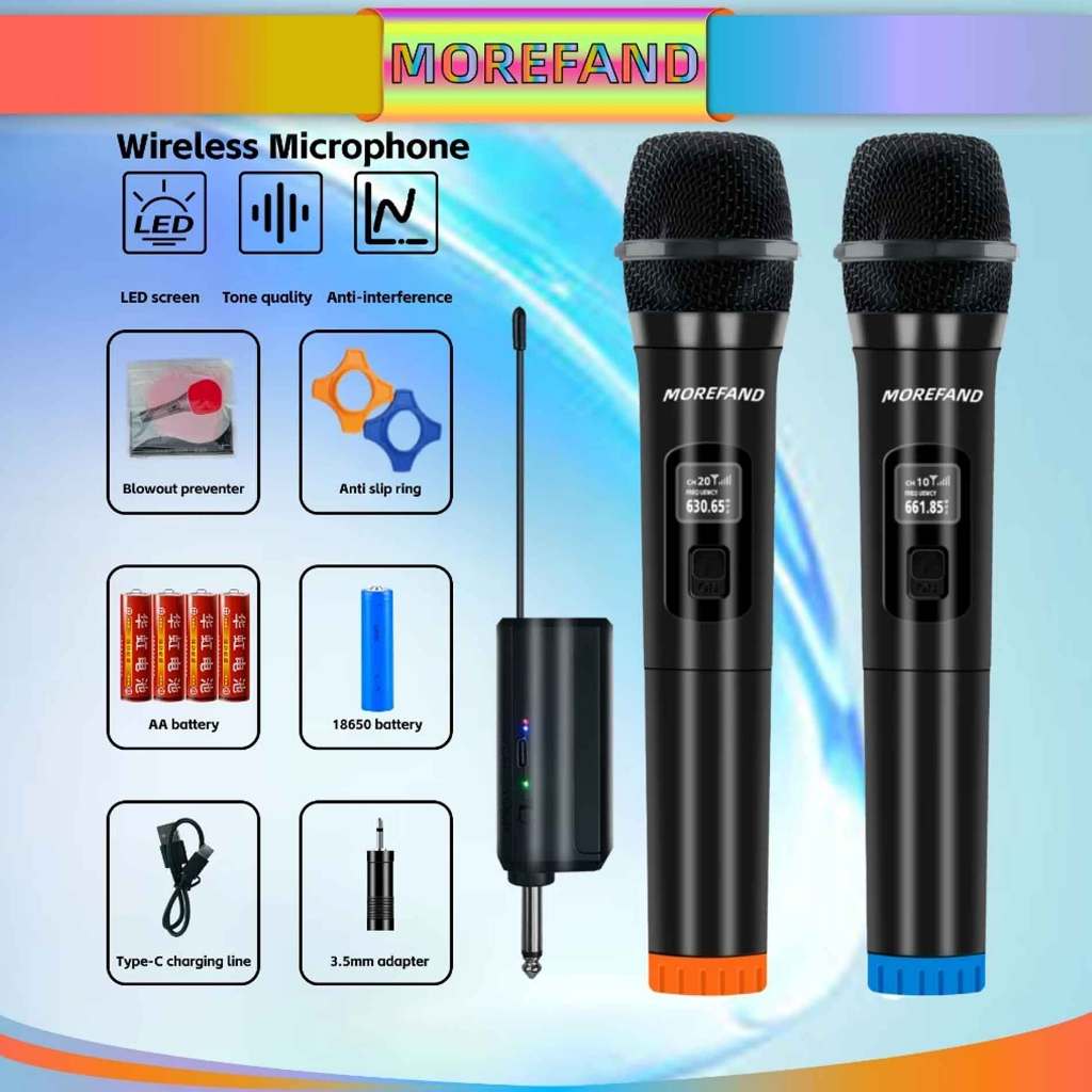 Jual Wireless microphone, singing microphone, charging microphone ...