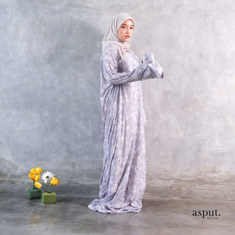 Jual ASPUT - Rachel Air Lite Mukena Abaya Travel Mini | Shopee Indonesia