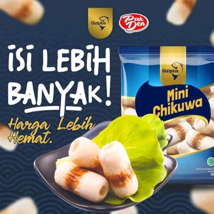 Jual PROMO!!,Mini Chikuwa Merk Giziplus isi 45bj 500gr, Nikmat kualitas ...