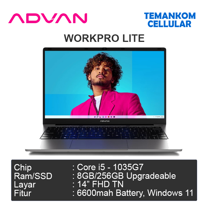 Jual Laptop ADVAN Work pro Lite Notebook Core i5 gen 10 Workpro LITE ...