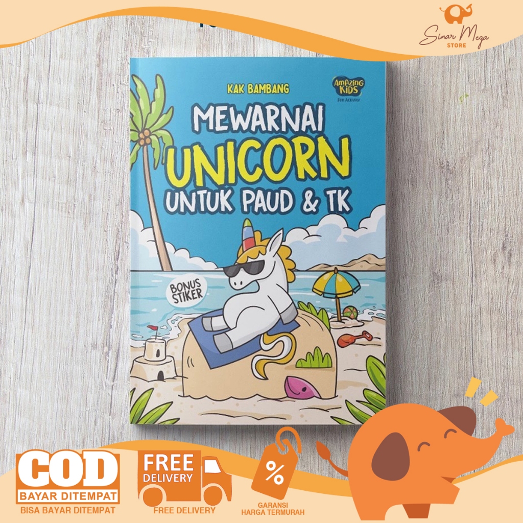 Jual AMAZING KIDS Coloring Book Unicorn / Buku Mewarnai Kuda Poni untuk ...