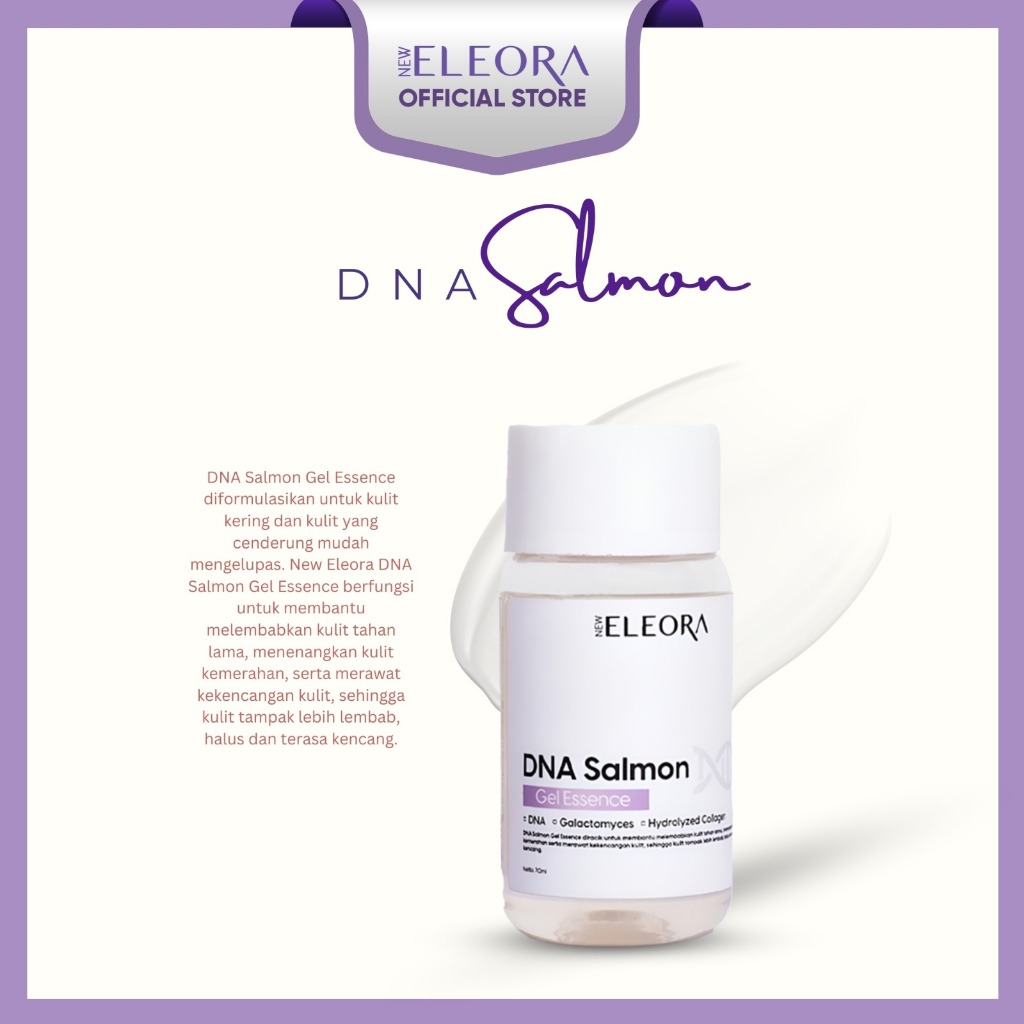 Jual DNA SALMON GEL ESSENCE BY NEW ELEORA (70ML) | Shopee Indonesia