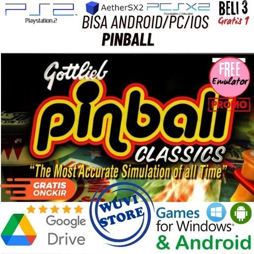 Jual PS 2 Pinball | Bisa di PC / Android / IOS Plus Emulator | Beli 3 ...