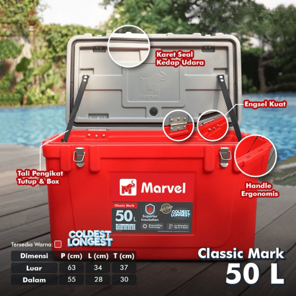 Jual Marvel Cooler 50 Ltr - Classic Mark (CoolBox - IceBox - Es box ...