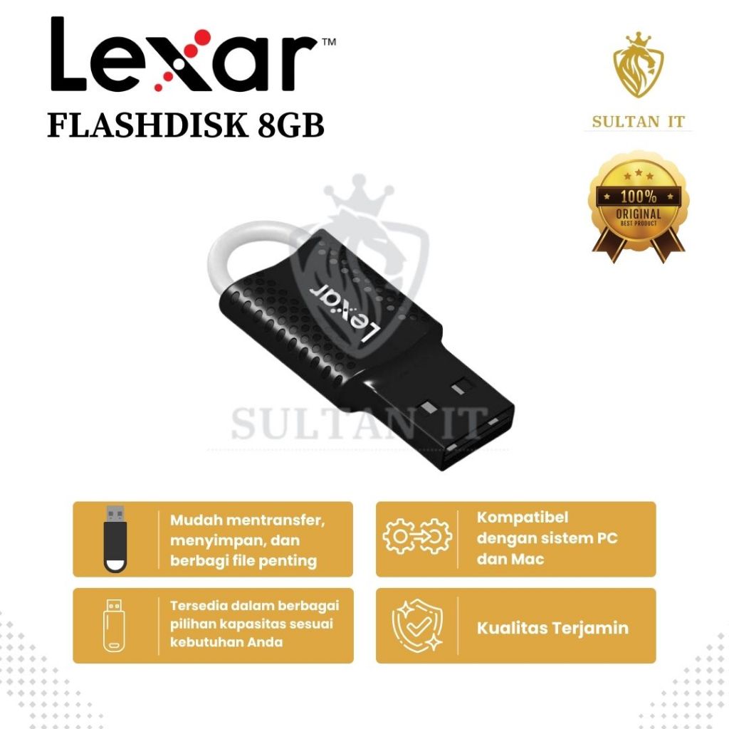 Jual Lexar Jumpdrive V40 Flashdisk USB 2.0 8GB/16GB / Flashdisk Lexar JumpDrive S60 16GB/32GB ...