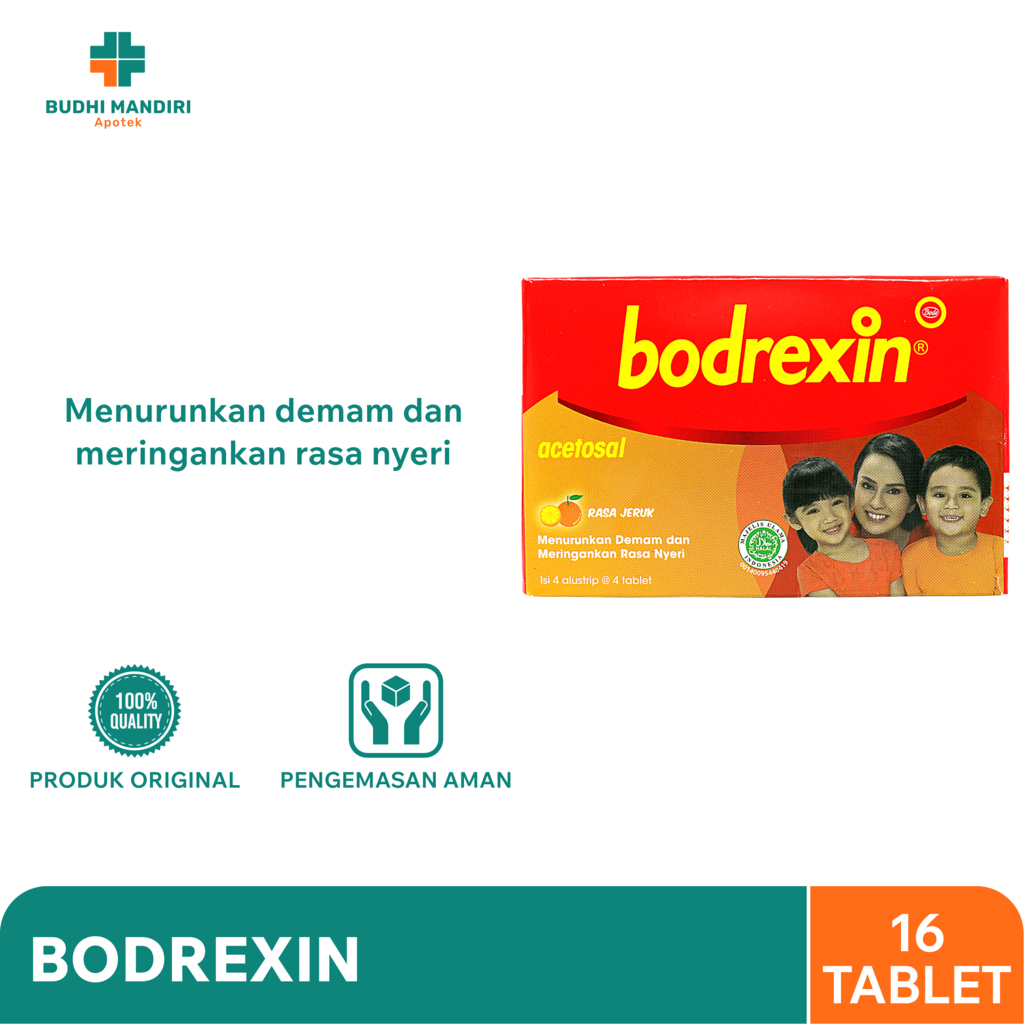 Jual Bodrexin Tablet (1 Box) - Meredakan Demam dan Nyeri | Shopee Indonesia
