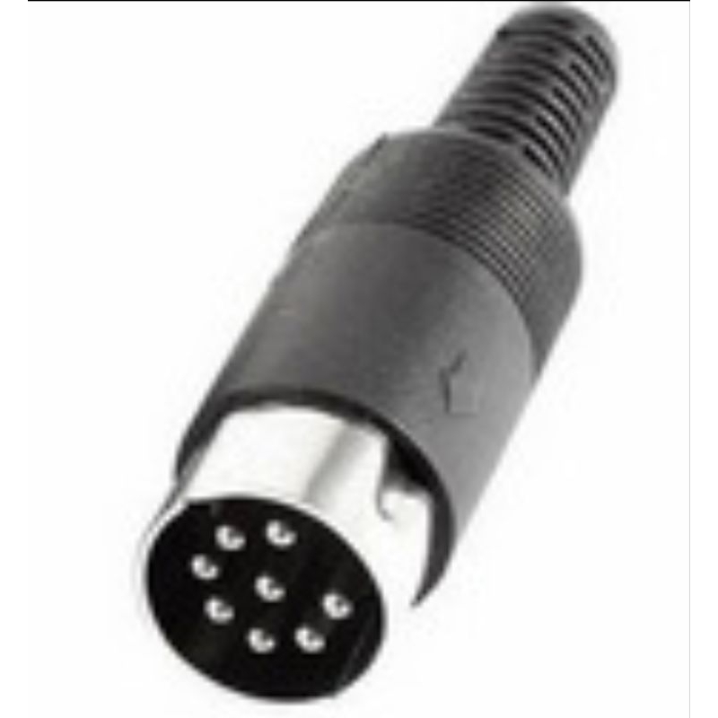 Jual Konektor Din 8pin Connector Din 8 Pin / Midi Din 8 Pin Male ...
