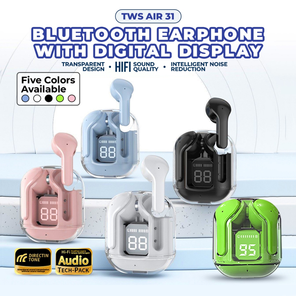 Jual VICLOOK COD Headset Wireless Bluetooth AIR31 Earphone In Ear ...