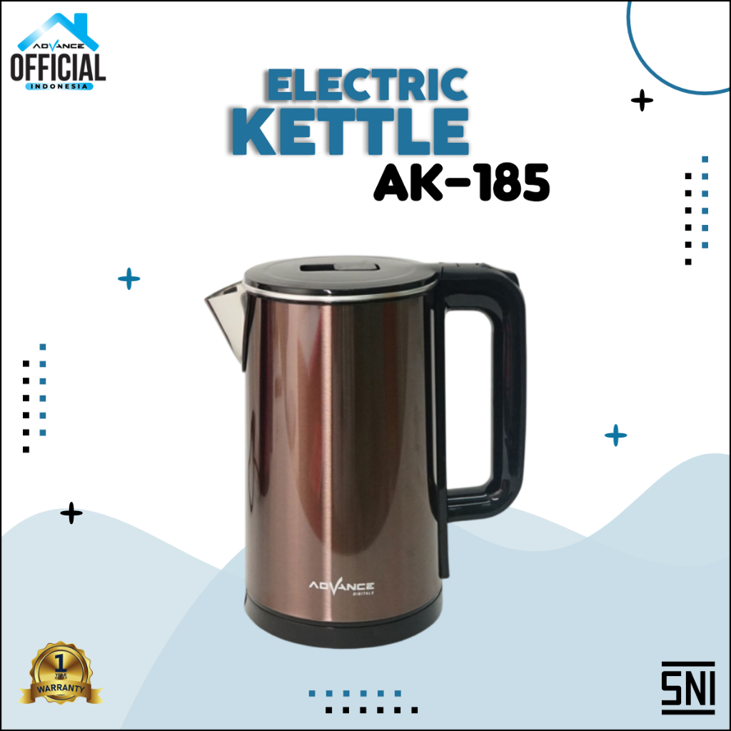Jual Teko Listrik Electric Kettle Advance AK185 Kapasitas 1.8 Liter ...