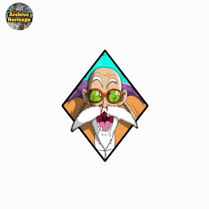 Jual sticker Master Roshi dragon ball stiker | Shopee Indonesia