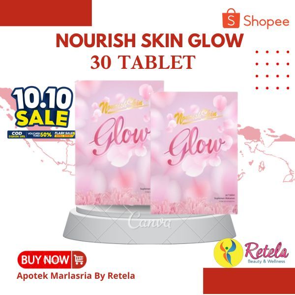 Jual NOURISH SKIN GLOW 30 TABLET | Shopee Indonesia