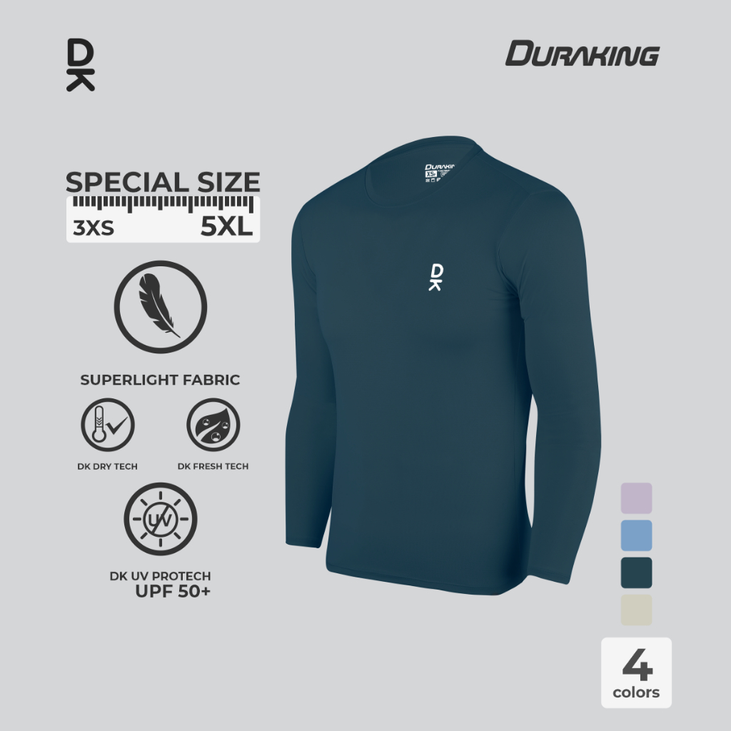 Jual Duraking Jersey Olahraga Lengan Panjang Pria Super Light Series ...