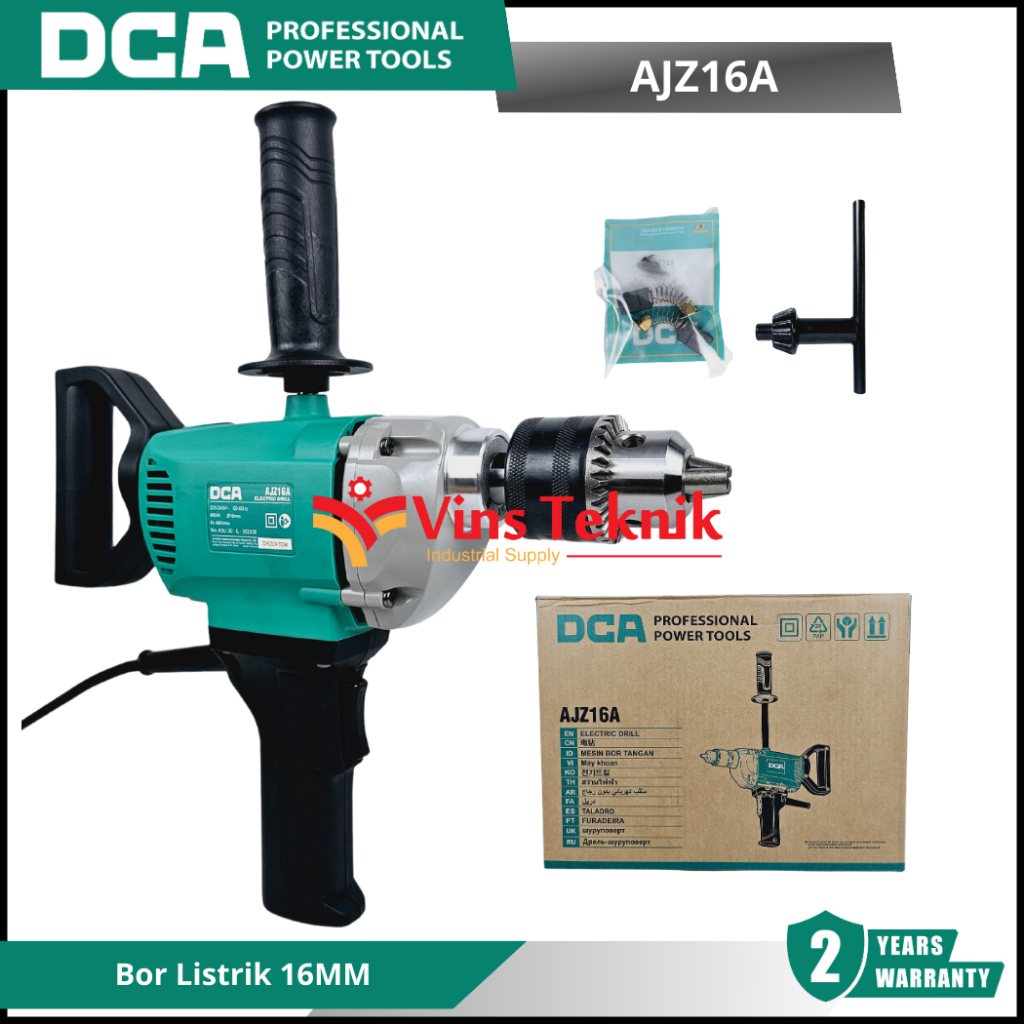 Jual Mesin Bor Kayu Besi Listrik Electric Drill 16mm DCA AJZ16A AJZ16 A | Shopee Indonesia