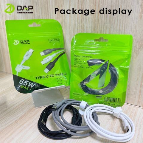 Jual KABEL DATA DAP DCC100 | TYPE C TO TYPE C | FAST CHARGER | Shopee ...