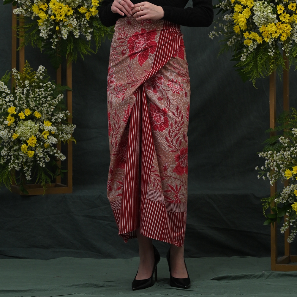 Jual NONA RARA - Lilit Encim P0276, Rok lilit batik wanita modern ...