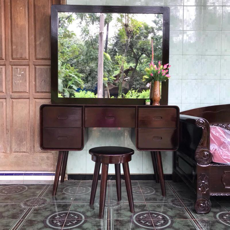 Jual Meja Rias Minimalis Retro Jati jepara | Shopee Indonesia