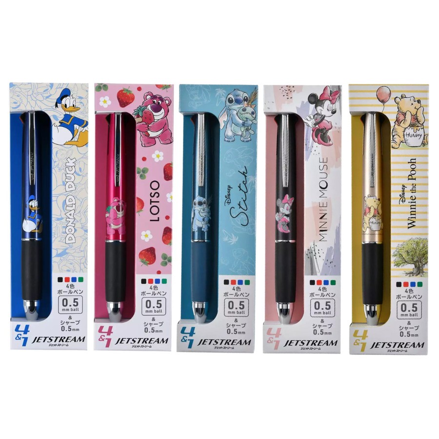 Jual Uni Jetstream Multi 4+1 Disney Donald Duck Lotso Stitch 0.5mm ...