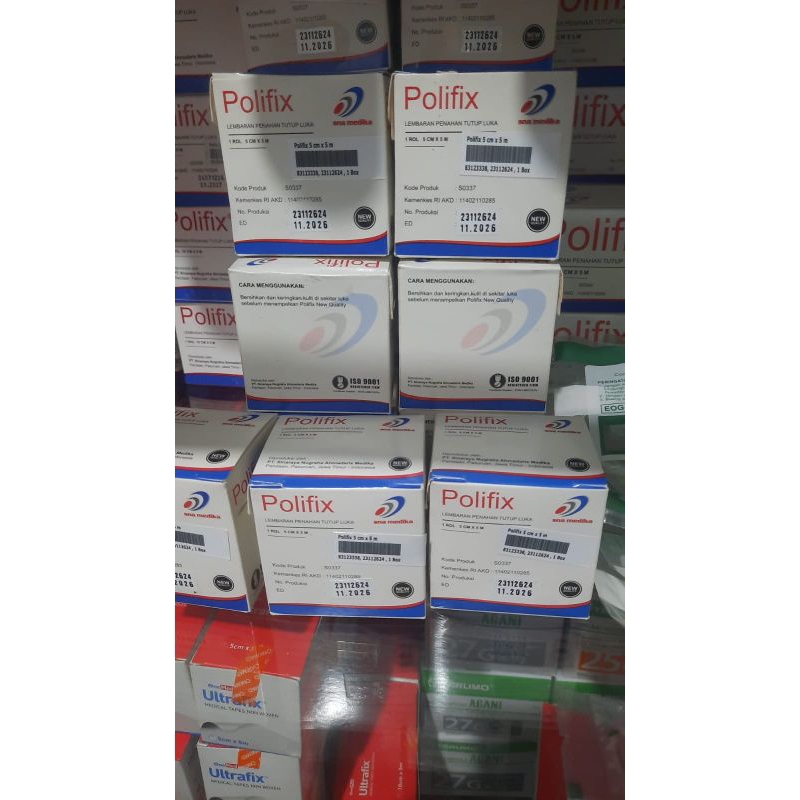 Jual POLIFIX 5cmX5m / Plester Luka Polifix 5x5 (Tanpa Dus) | Shopee ...