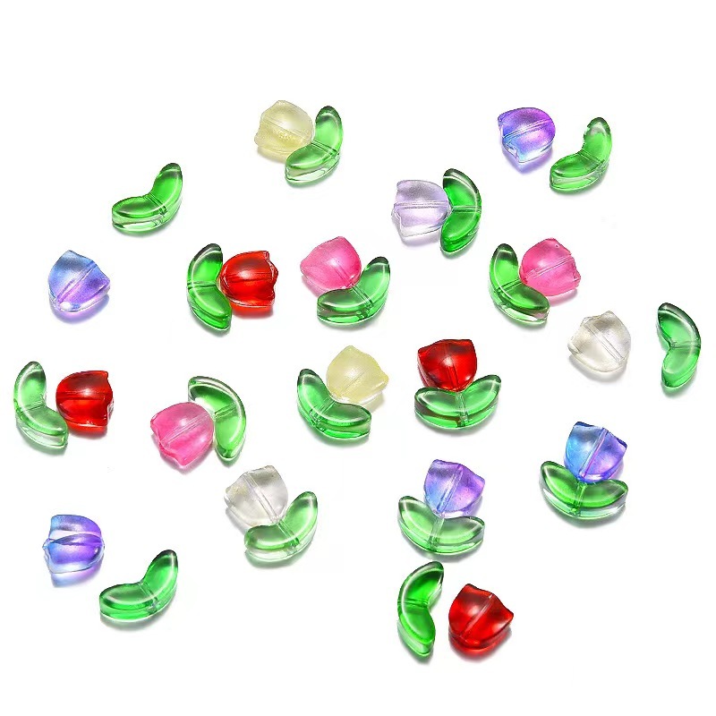 Jual 【10set/20pcs】Manik-Manik|Manik Bunga|Manik Kaca|Manik Manik Bunga ...