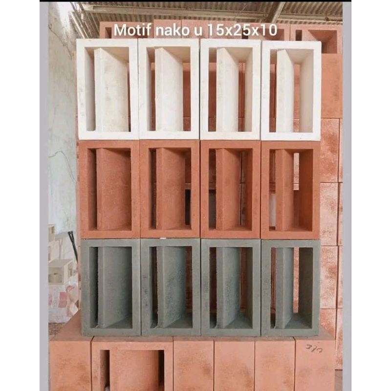 Jual Roster beton/roster Nako abu/putih size 15×30 Roster minimalis 2 ...