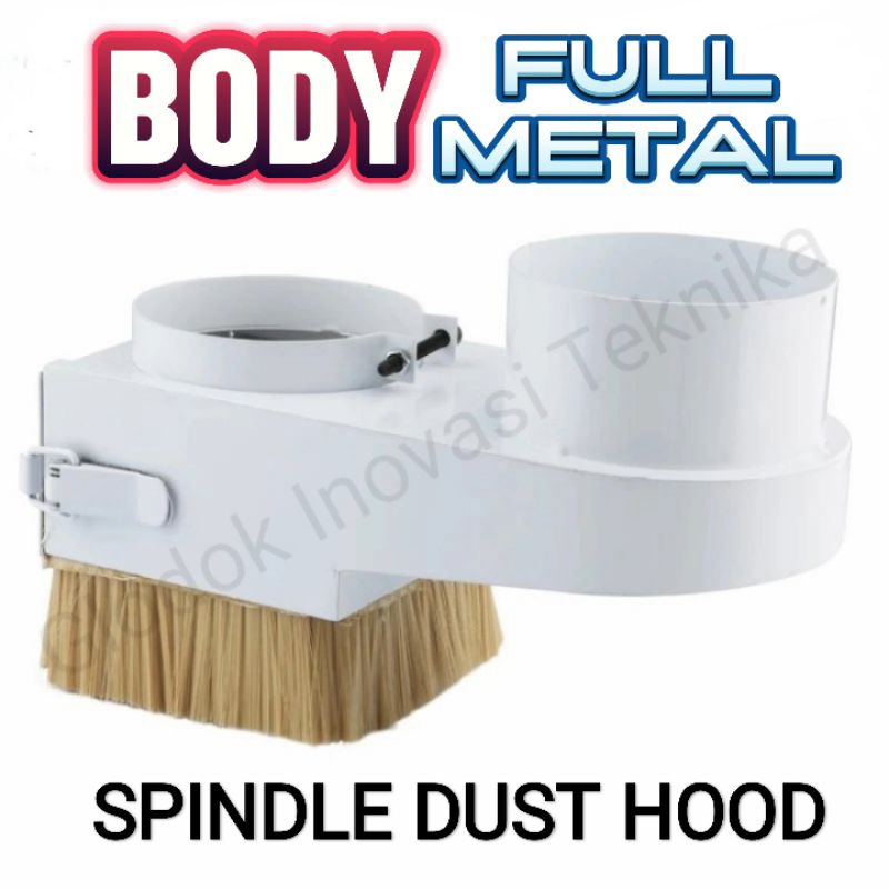 Jual sapu brush dust collector cover hood spindle head CNC Router sedot ...