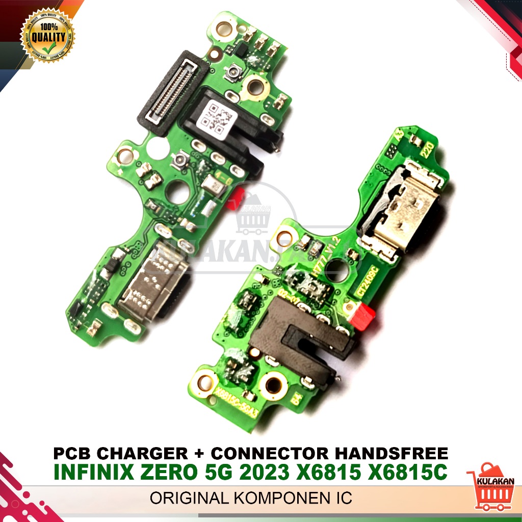 Jual PCB CHARGER KONEKTOR PAPAN CAS HF MIC INFINIX ZERO 5G 2023 X6815 ...