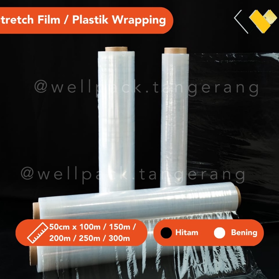 Jual Stretch Wrap Plastik Wrap Plastic Wrapping Barang Non Food Grade ...