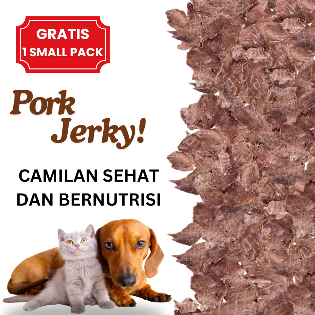 Jual Hungrypaws Pork Jerky Gratis Tester Pack Cemilan Anjing Kucing Dog ...