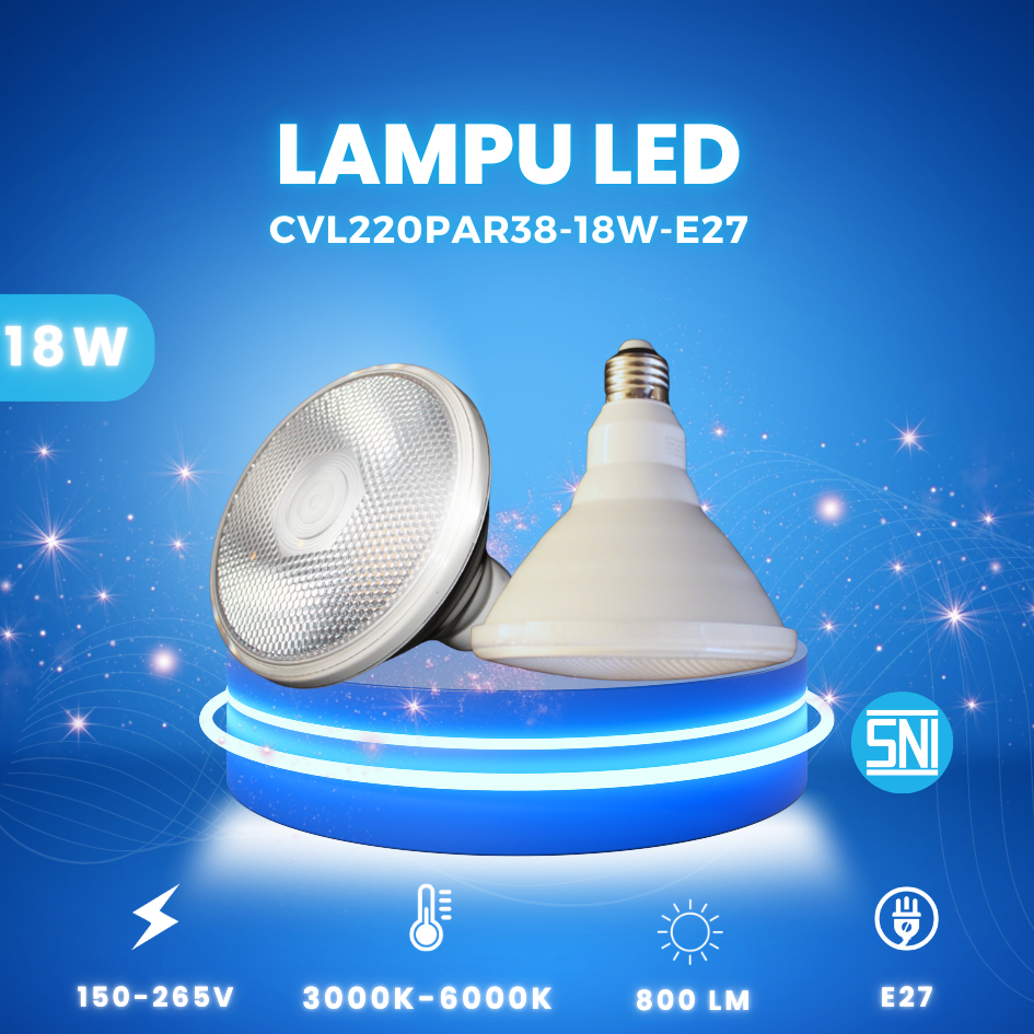 Jual Civilite Lampu PAR38 LED 18 Watt CVL5PAR38-18 Watt dengan Fitting ...
