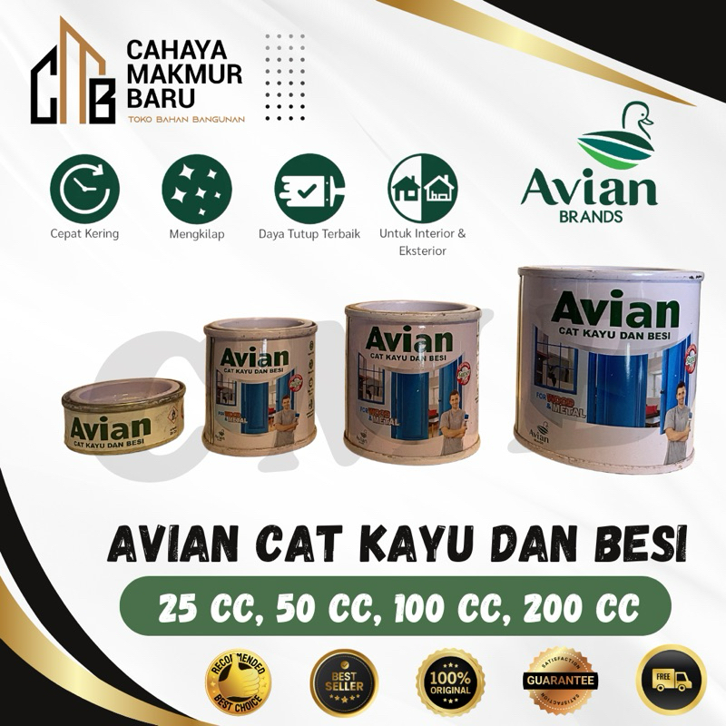 Jual Avian Cat Kayu dan Besi 25cc, 50cc, 100cc, 200cc | 25 cc, 50 cc ...